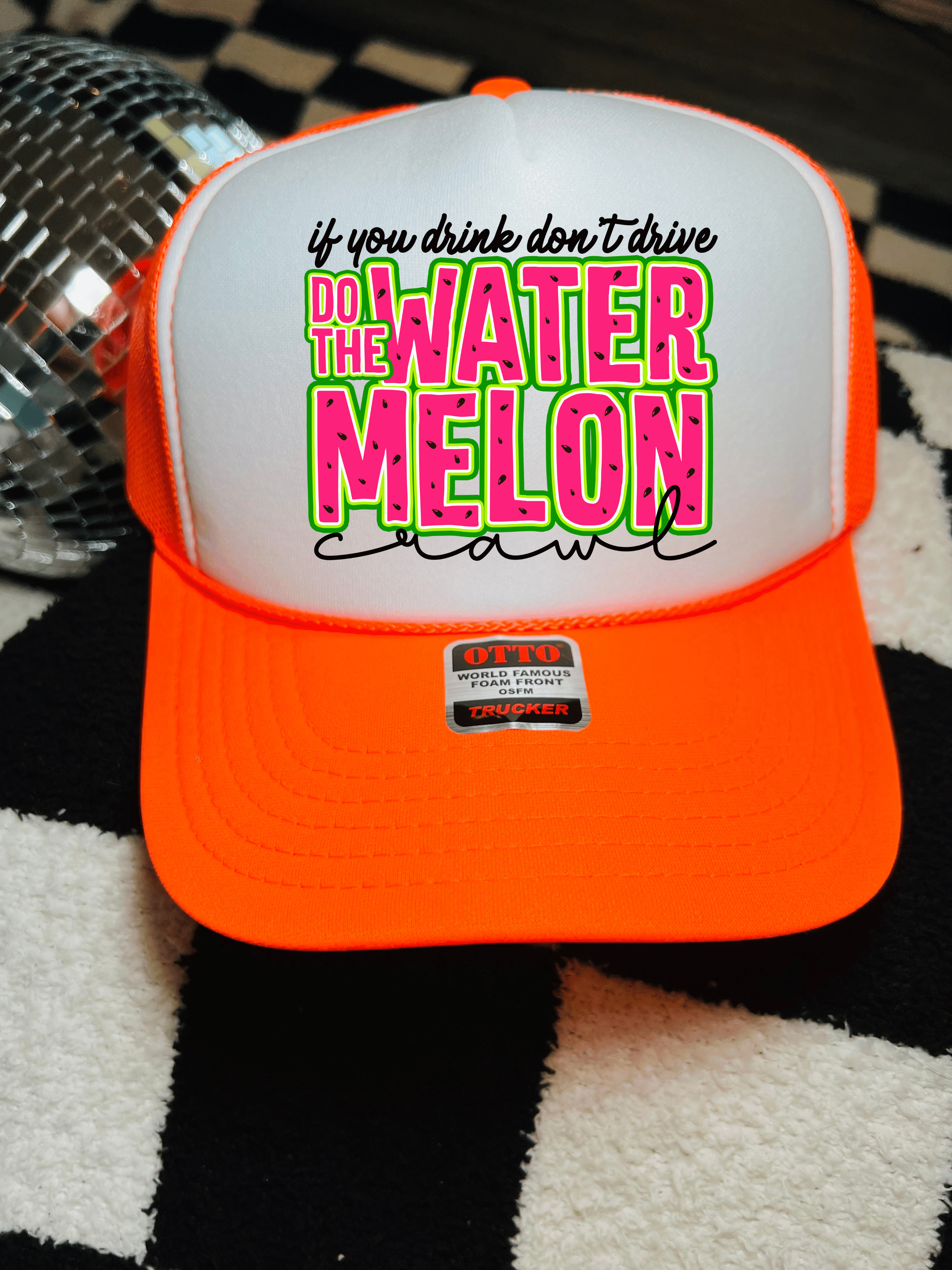 Watermelon Crawl trucker hat – shop.hp.wholesale