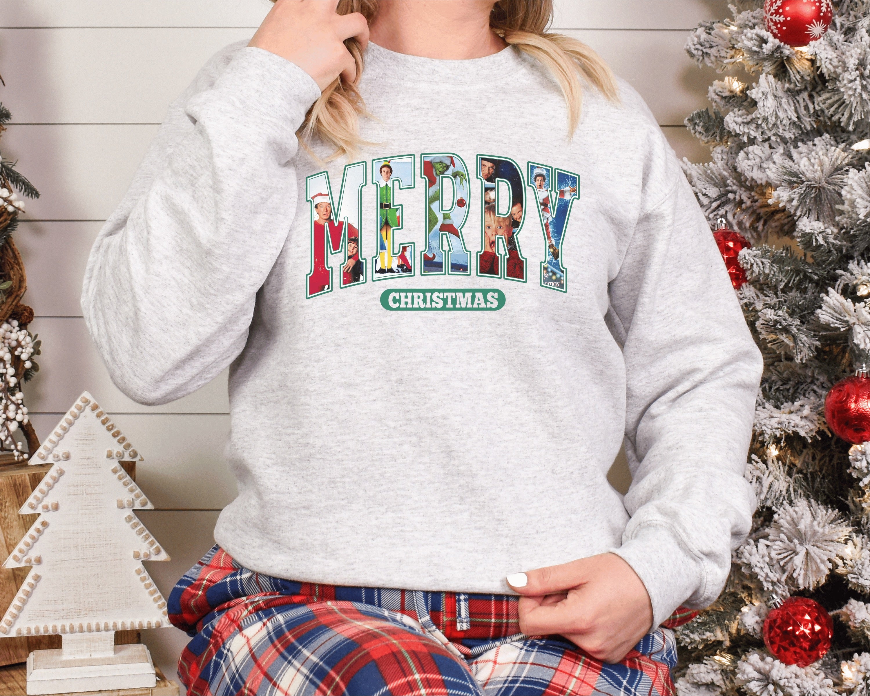 Character Merry Christmas Ash Crew – shop.hp.wholesale