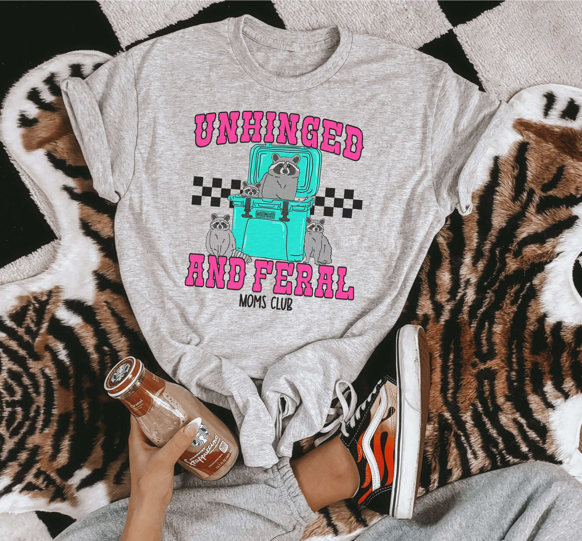 Unhinged & Feral Moms Club Ash Tee – shop.hp.wholesale